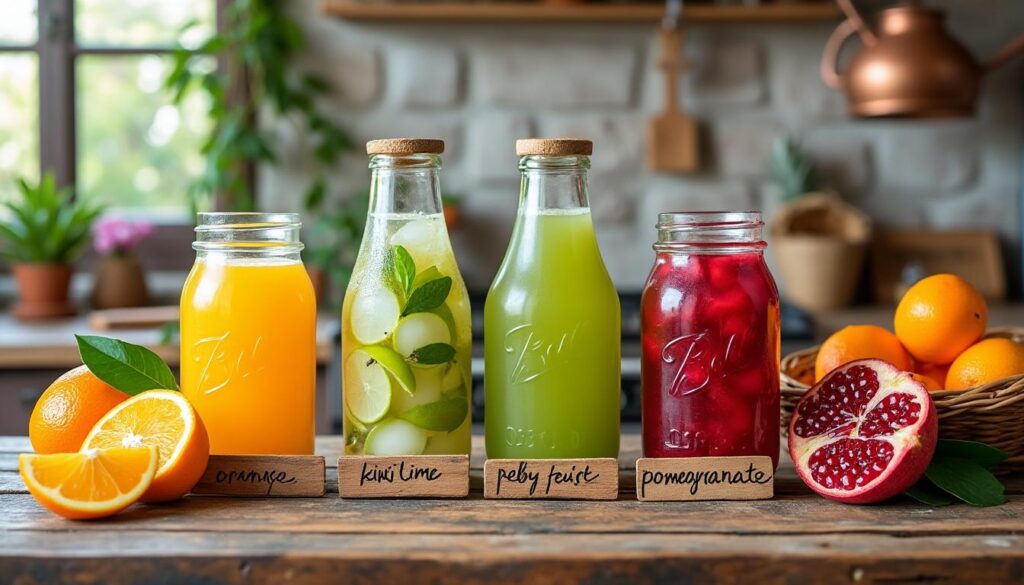 Les jus de fruits les moins sucrés : lequel choisir